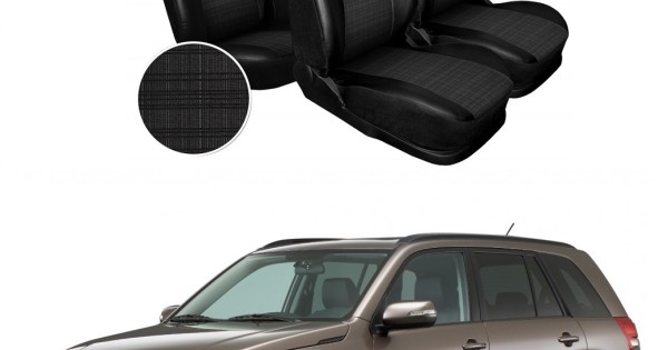 Huse Scaune Suzuki Grand Vitara 2012-2015 dedicate din piele si textil ...