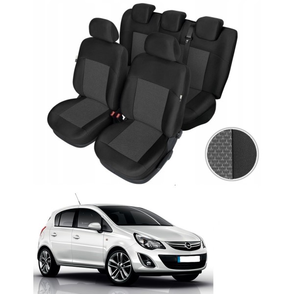 Huse Scaune Opel Corsa D 2006-2015 Premium Bancheta Fractionata ...