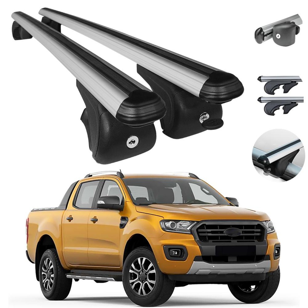 Bare Portbagaj Ford Ranger 2016-2020 cu bare pe plafon